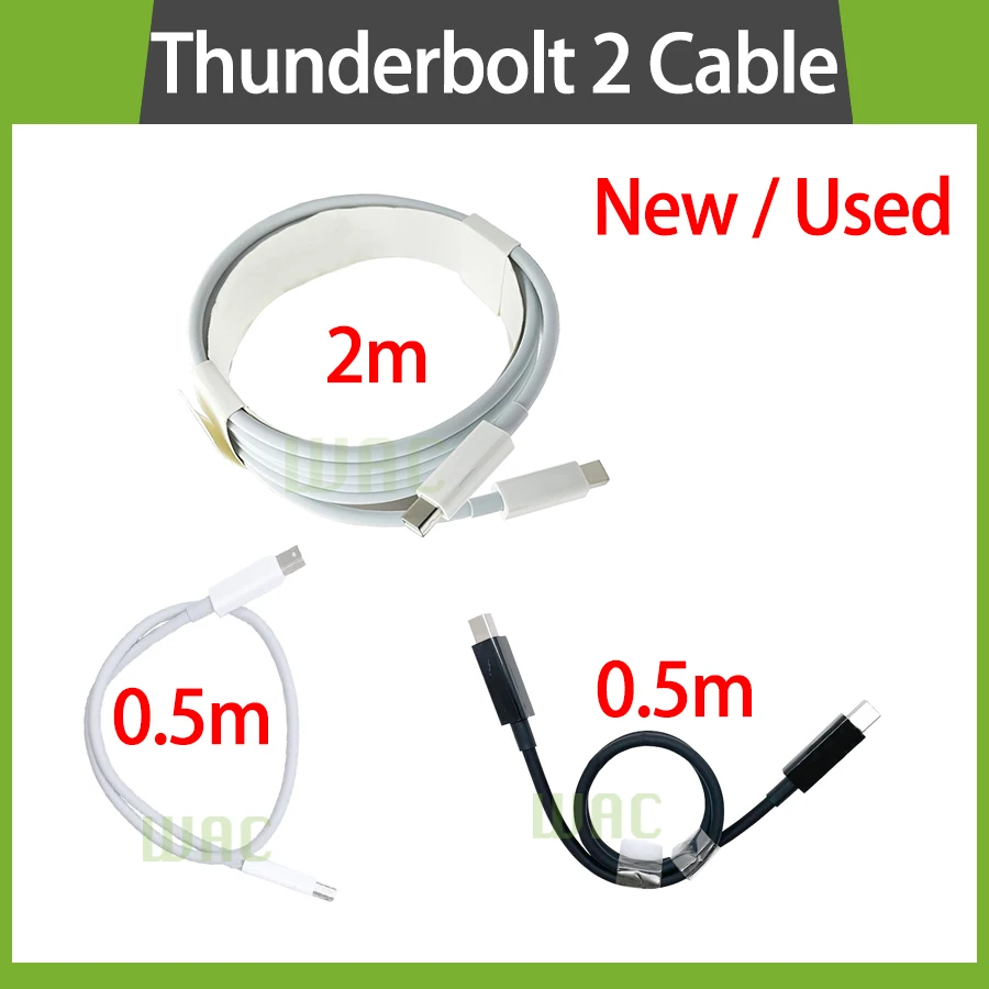 New-Original-Thunderbolt-2-Cable-Data-Cables-Thunderbolt-2-Data-Cable ...