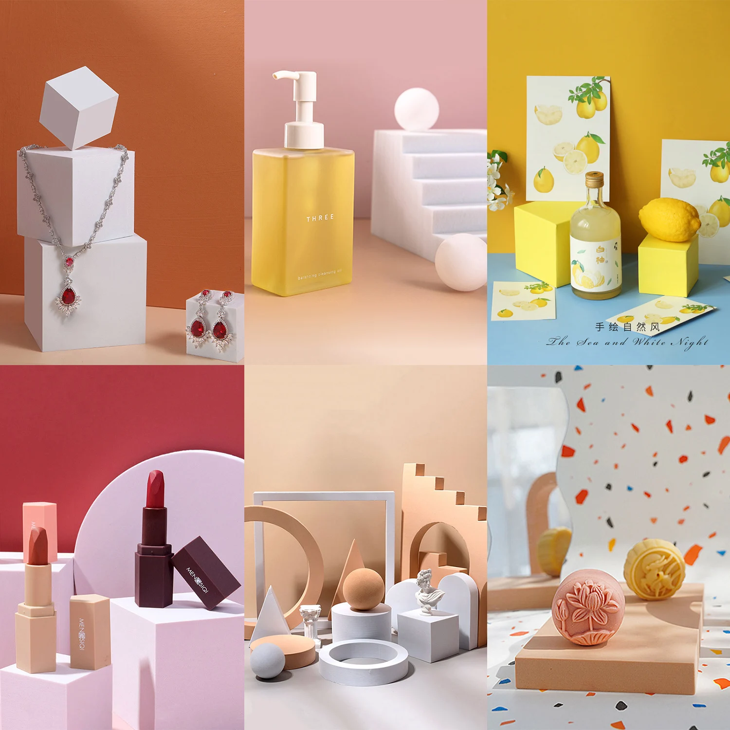 Professional-Photography-Props-Cube-Foam-Set-Photo-Shoot-Background-For ...