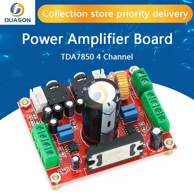 Placa-amplificadora-de-potencia-Fever-Class-TDA7850-m-dulo-de-placa-amplificadora-de-potencia-de ...