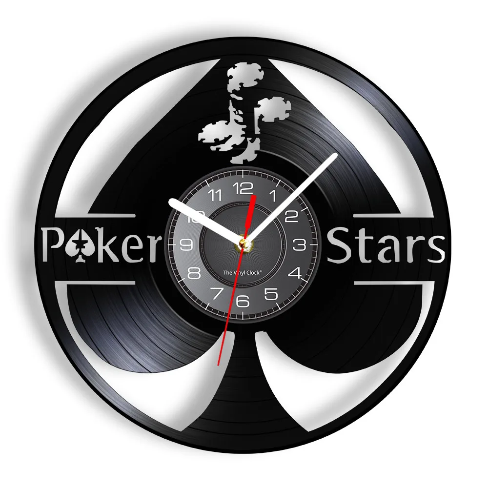 Lucky Poker Ace of Spades Vinyl Record Wall Art 5 Stars Gift Star ...
