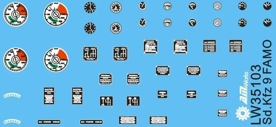 1-35-Scale-Vehicle-Dials-Placards-Sd-Kfz-9-FAMO-PE-Decal-LW35103 ...