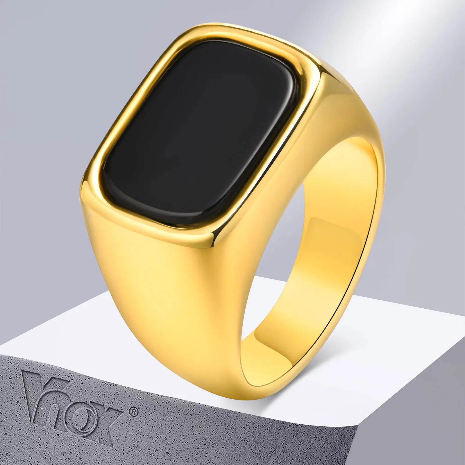 Vnox-Anillo-de-sello-geom-trico-rectangular-para-hombre-anillo-superior ...
