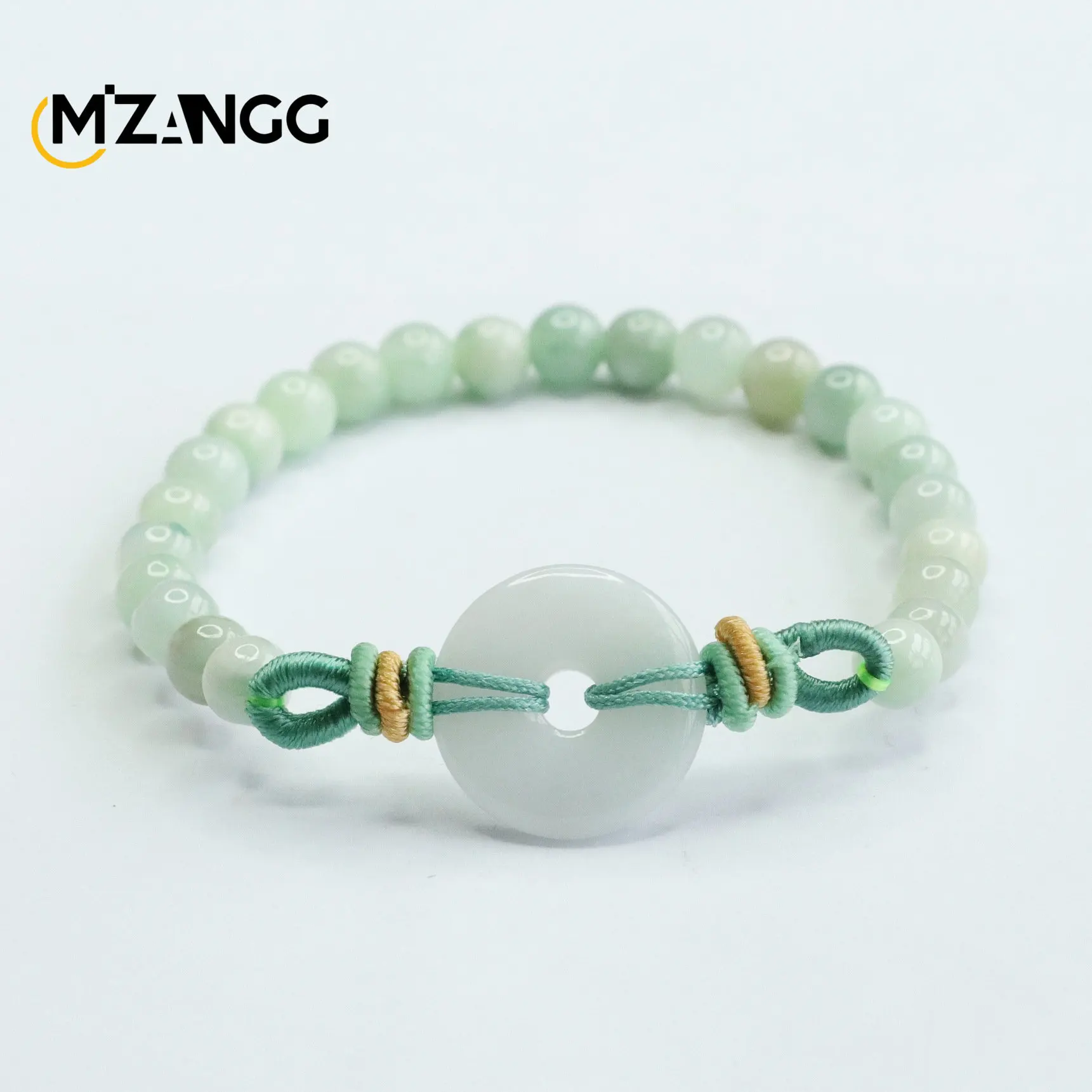Natural-Myanmar-Jadeite-Bracelet-Peace-Buckle-Jade-Beads-String ...