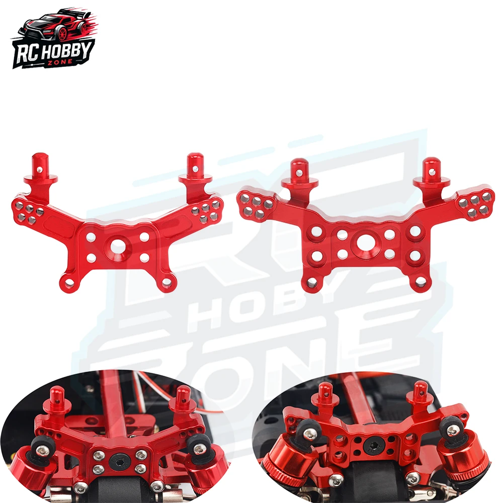 Metal-Front-Rear-Shock-Towers-with-Pillars-for-MJX-Hyper-GO-14209-14210 ...