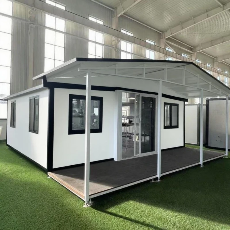 Casa pré-fabricada modular dobrável pacote plano pré-fabricado móvel ...