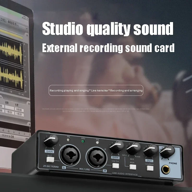 Audio-Interface-for-Recording-Portable-Professional-Sound-Card-with ...