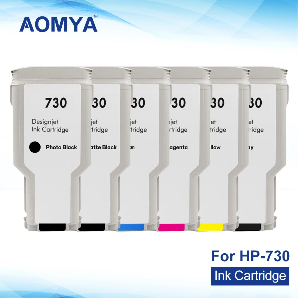 300ml 730 ink cartridge Remanufactured for HP 730 HP730 DesignJet T1600 ...