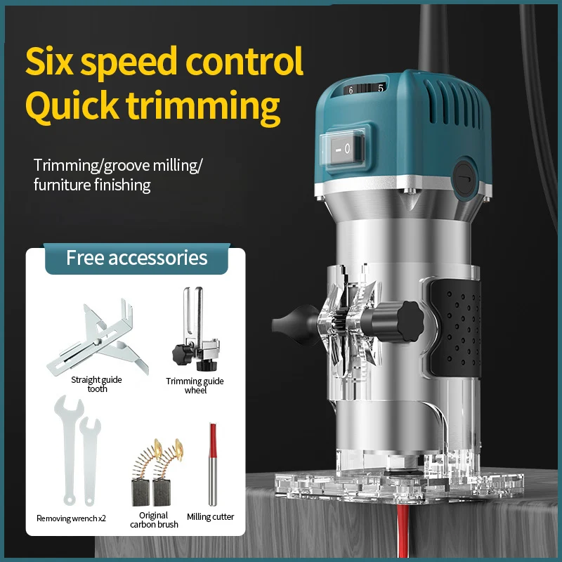 220V-Wood-Router-Woodworking-Electric-Trimmer-Wood-Milling-Engraving ...