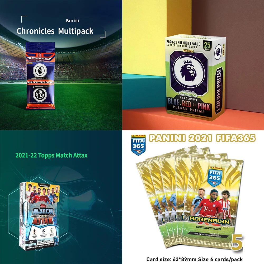 2021-2022 World Cup EPL UEFA Champions League Soccer Card Ronaldo Messi ...