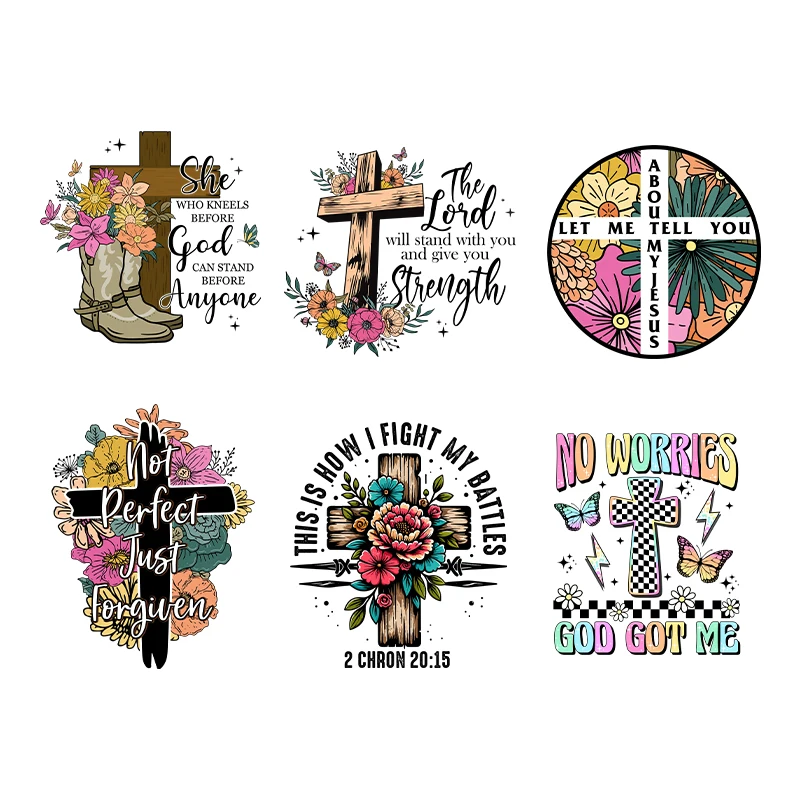 Jesus God Heat Transfer DIY for Clothes Iron on Transfers T Shirt ...
