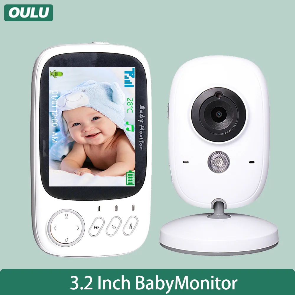 OULU 3.2 Inch Wireless Video Color Baby Monitor High Resolution Baby ...