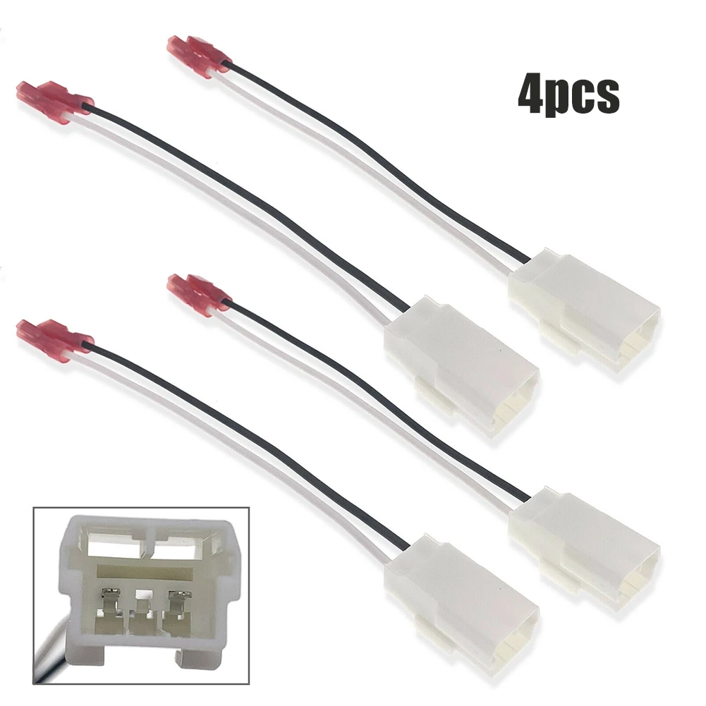 4pcs Car Accessories Speaker Adapter Wiring Harness Connector SP-6514 ...