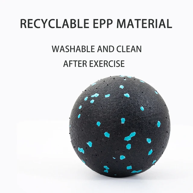 Round Massage Ball Double Lacrosse Self Massage Roller Deep Tissue Tool ...