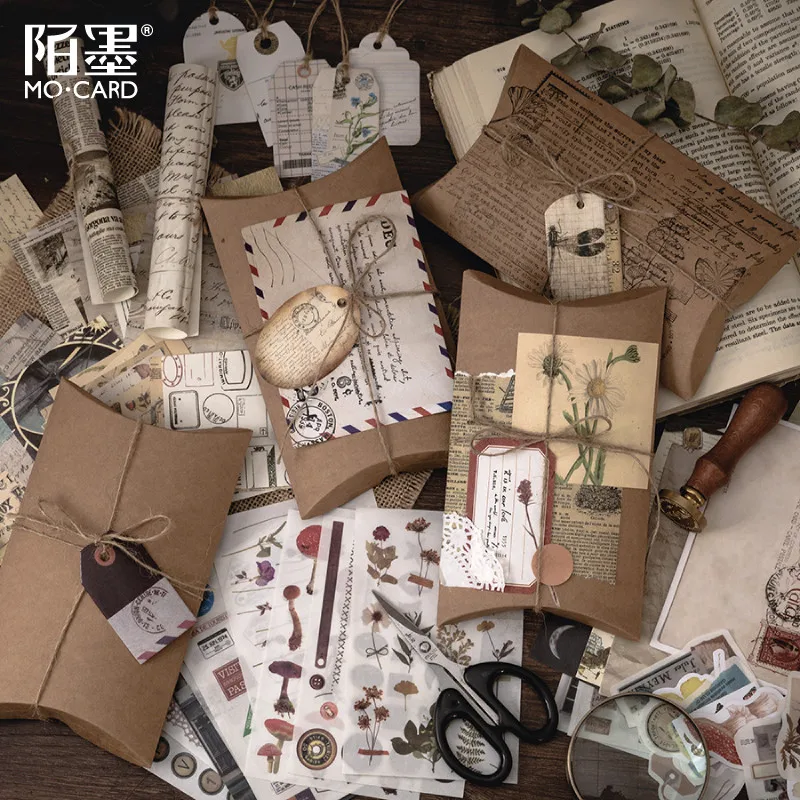 30 Pcs/set Vintage Scrapbooking Diy Stickers Pack Decorative Retro ...