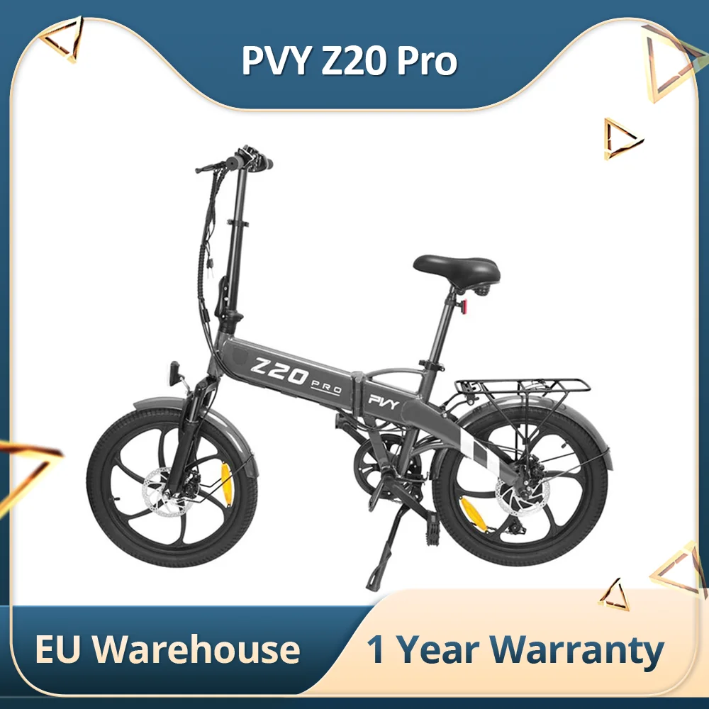PVY Z20 Pro-bicicleta eléctrica con Motor de cubo de 500W, velocidad máxima de 25 km/h, batería ...