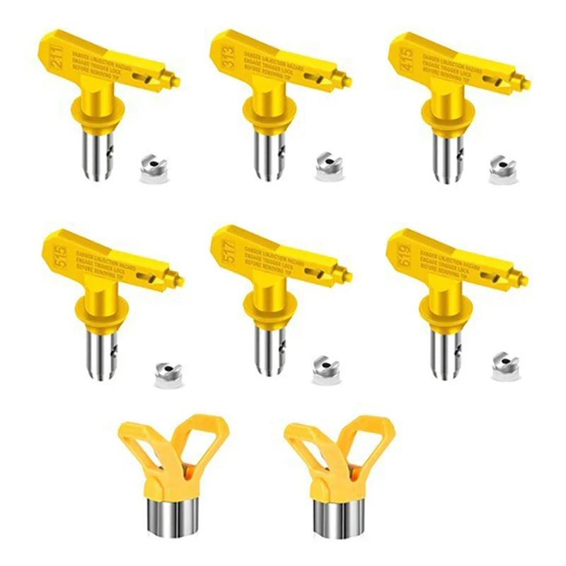 Reversible-Spray-Tip-Nozzles-with-Tip-Guard-Set-for-Airless-Paint-Spray ...