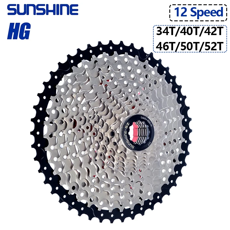 SUNSHINE hg 12-speed mtb cassette 11 34 40 42 46 50 52 cassette 12 ...