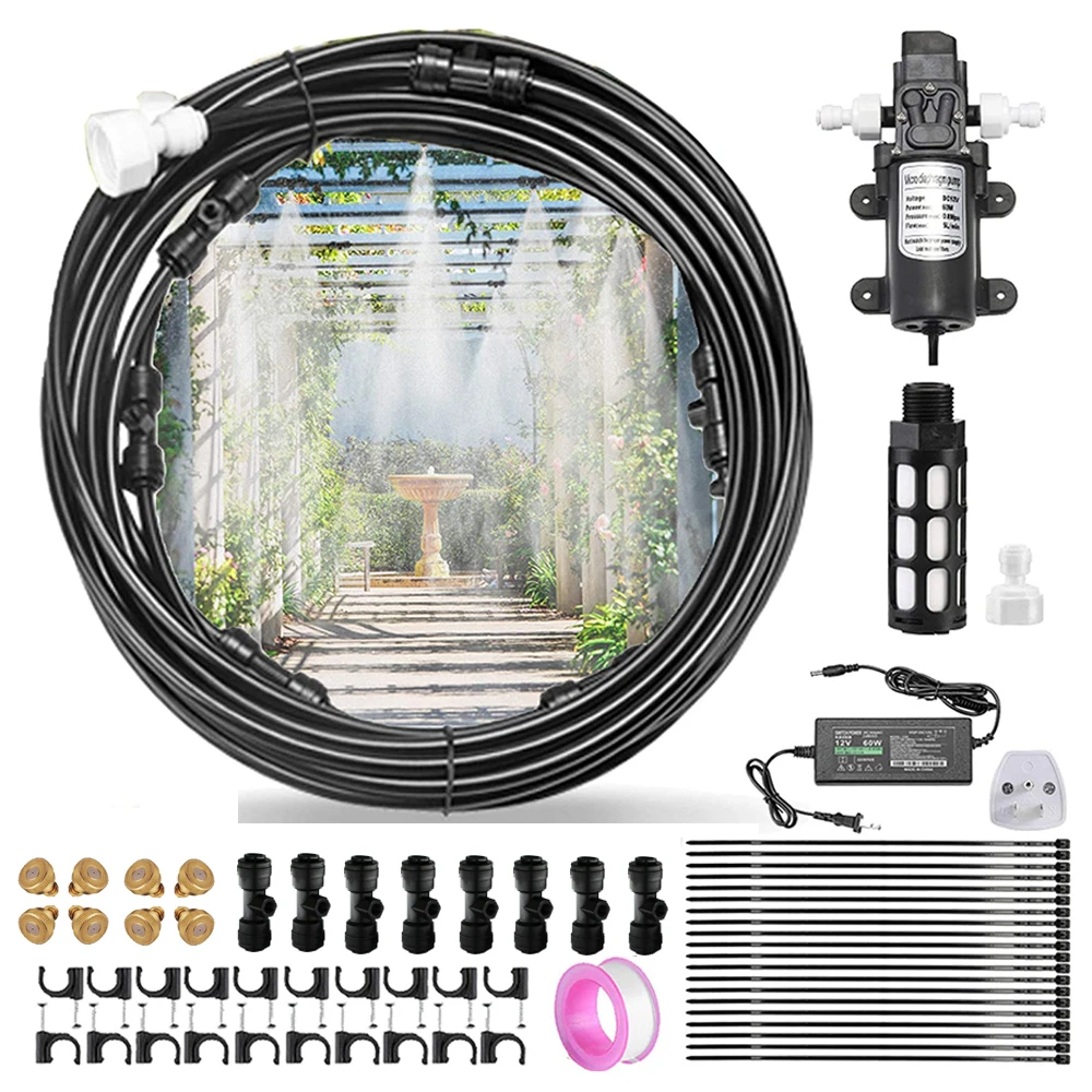 Patio Misting System Pump | Garden Misting Cooling System | Patio Mist ...