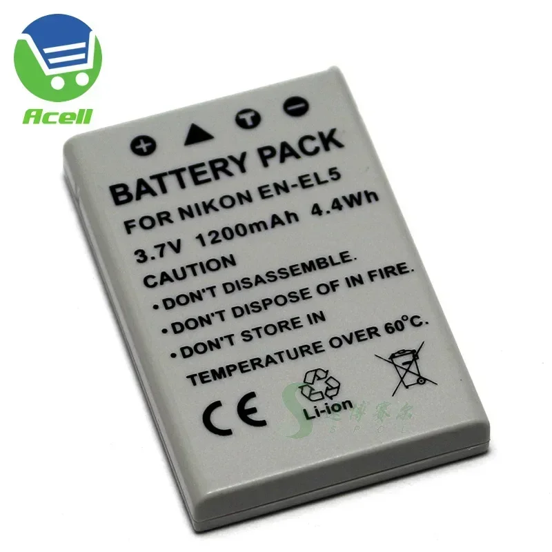 EN-EL5-Battery-for-Nikon-COOLPIX-P530-P520-P510-P500-P5000-P5100-P6000 ...