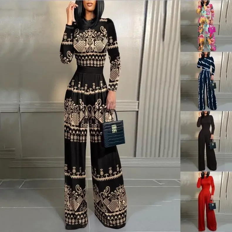 2023-Autumn-winter-New-Women-s-Jumpsuit-Long-Sleeve-Waist-fitted ...