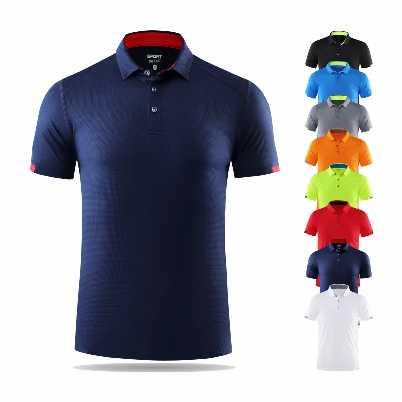 Quick-drying Short-sleeved POLO Shirt For Outdoor Sports and Fitness ...