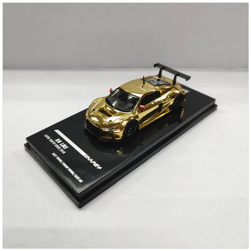 Tarmac Works Diecast 1:64 R8 Alloy Sports Car Model Gold Color Adult ...