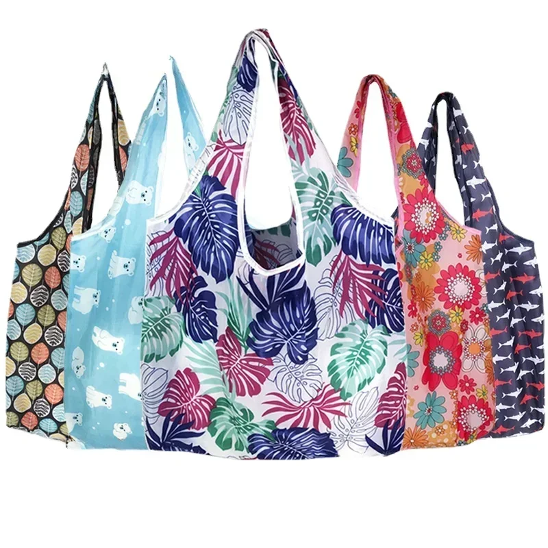 Reusable-Shopping-Bags-Foldable-Large-Size-Women-Shopping-Bags-Totes ...