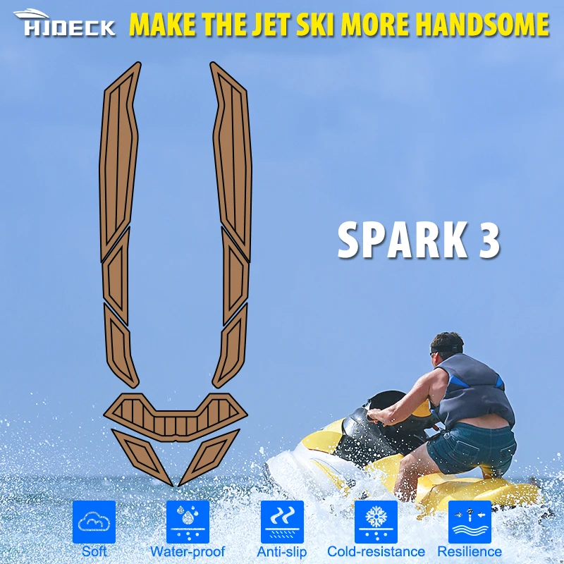 Customized-Jet-Ski-Mats-for-Seadoo-Spark-2-Non-Slip-Motorboat-Traction ...