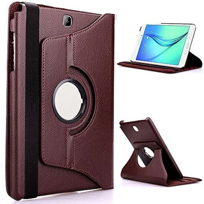 360 Degree Rotating Pu Leather Flip Cover Case For Samsung Galaxy Tab A ...