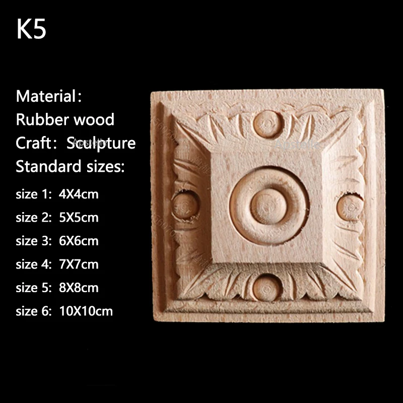 Wood Carving Square Designs