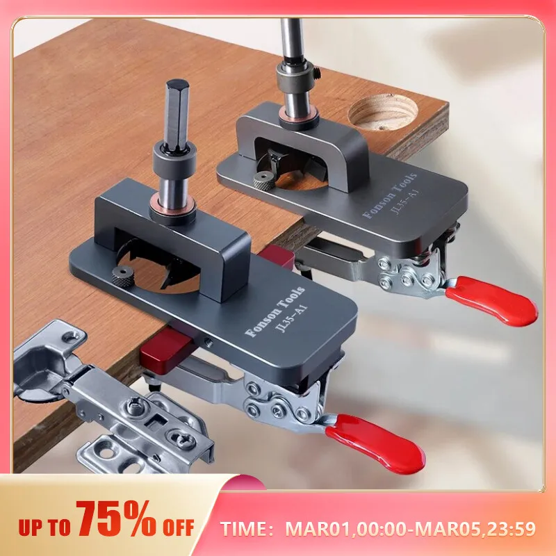 35mm-Concealed-Hinge-Jig-Kit-Aluminum-Cabinet-Door-Hinges-Hole-Drilling ...