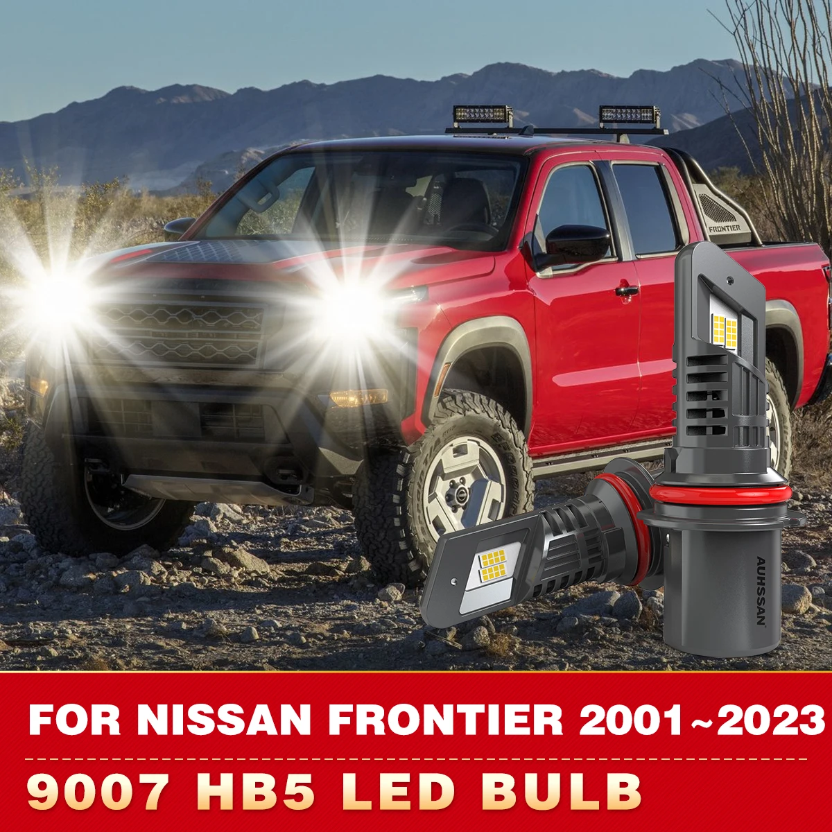 2x-9007-HB5-Led-Canbus-Headlight-Bulb-24000Lm-High-Low-Beam-Fog-Light ...