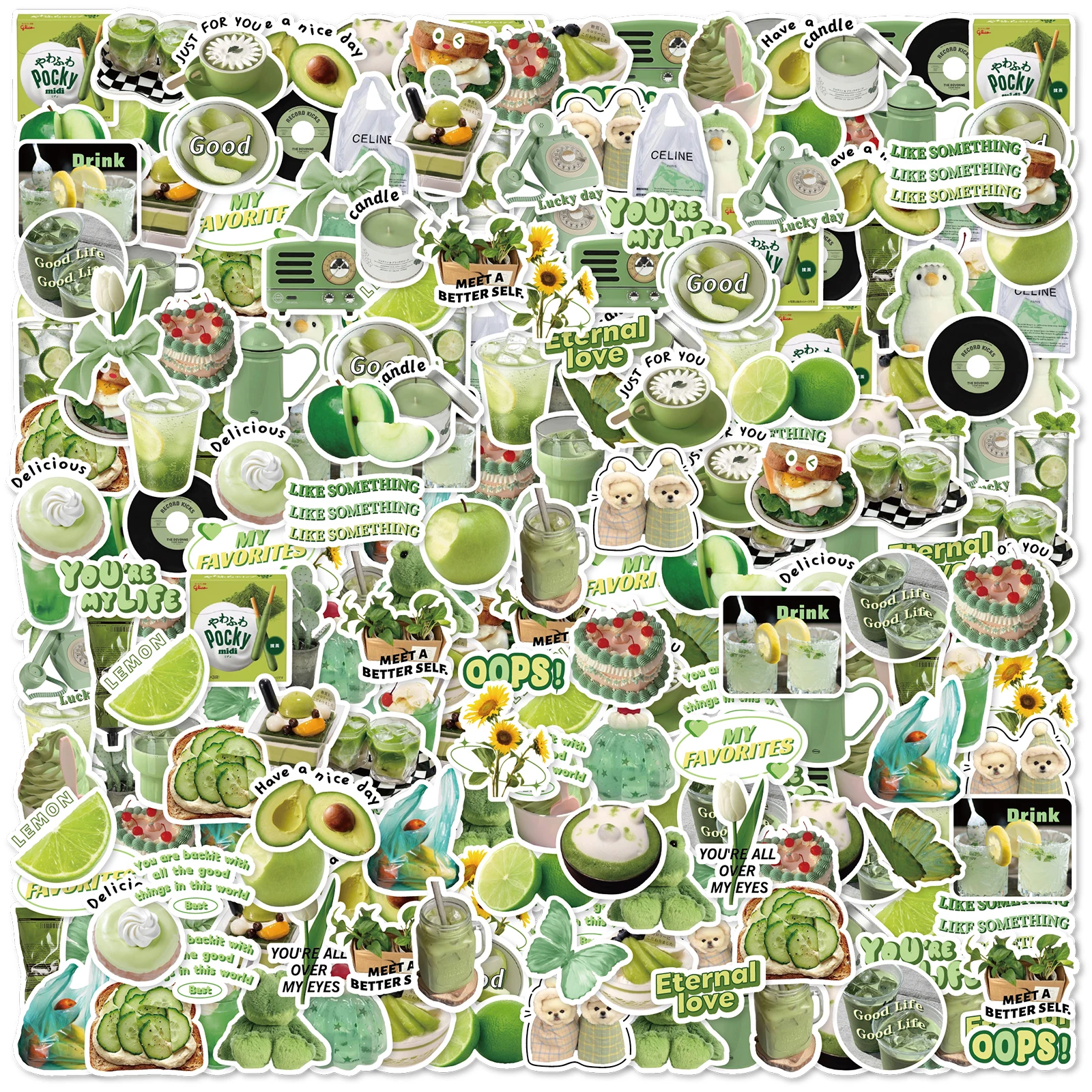 Pegatinas-de-grafiti-creativas-de-humor-Simple-50-piezas-decoraci-n ...