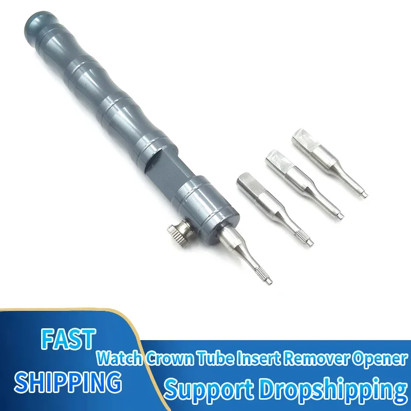 Professional Watch Crown Tube Insert Remover Opener Holder Watch ...