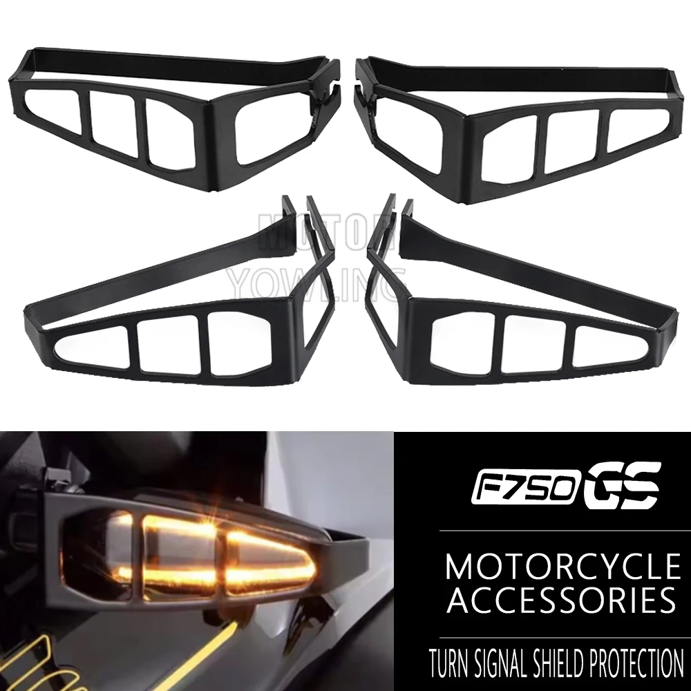 Motorcycle Front Rear Turn Signal LED Light Protection Cover For BMW ...