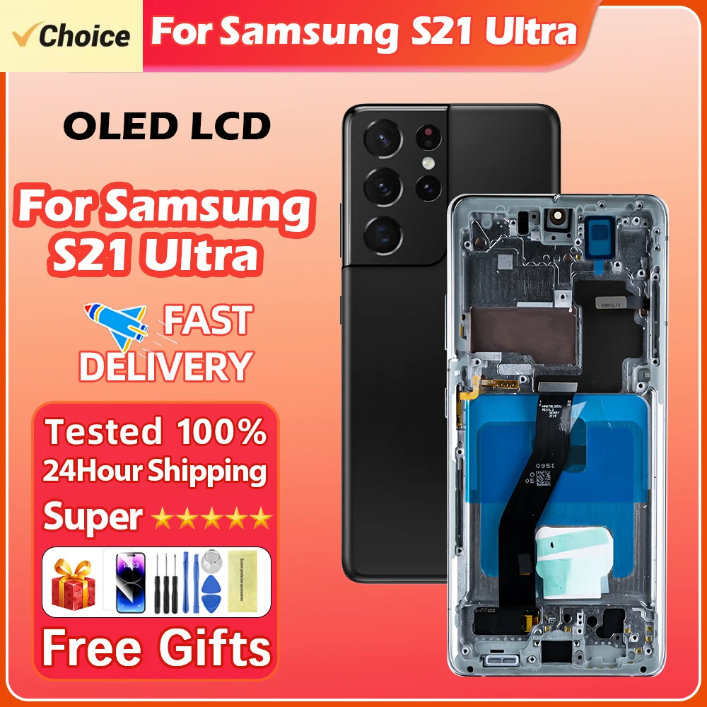 Tela-lcd-amoled-de-6-8-polegadas-para-samsung-galaxy-s21-ultra-5g-g998f ...
