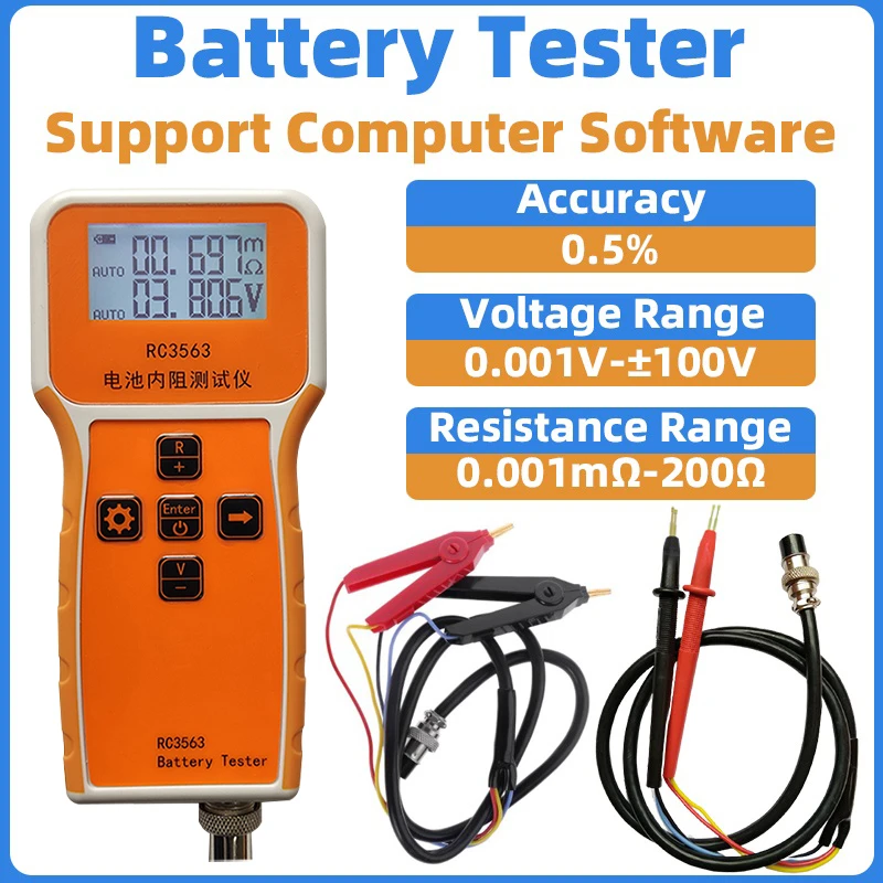 Model Rc3563 Battery Internal Resistance Tester True Four-wire Ac ...