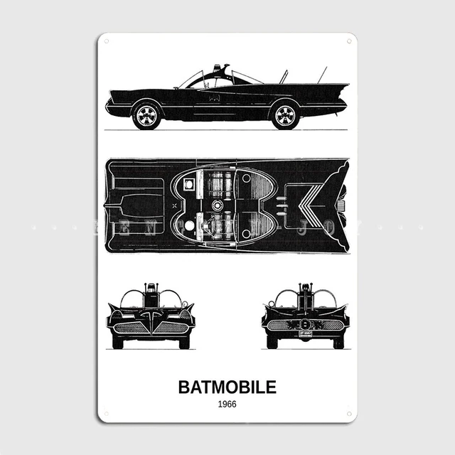 1966 Batmobile Blueprints