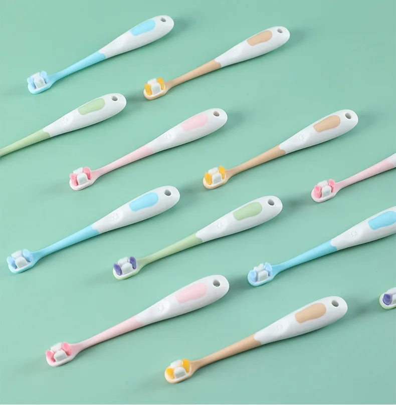 2-3-12 Years Old Children Super Soft Bristles Toothbrush Kids 360°Clean ...