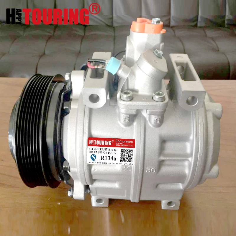 For Toyota coaster bus 7pk compressor air conditioner 10P30C7PK 24V ...