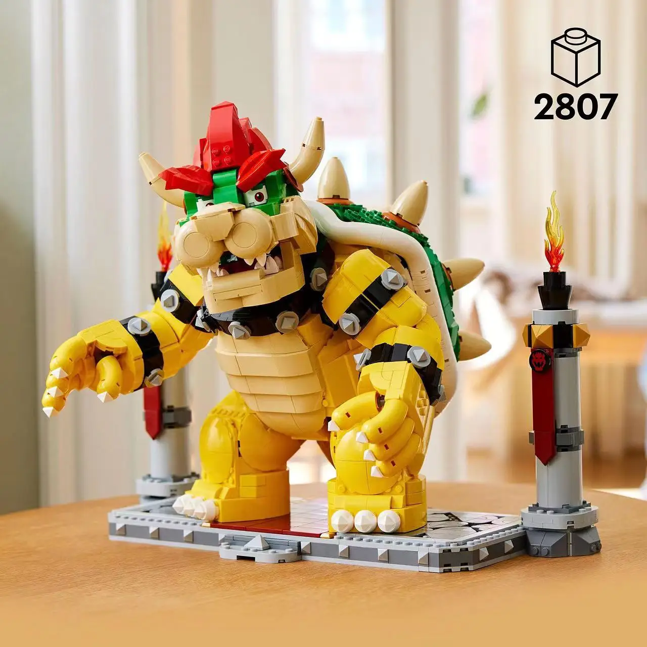 71411 Model In Stock 2807 Pcs The Mighty Bowser Super Marioed Building ...