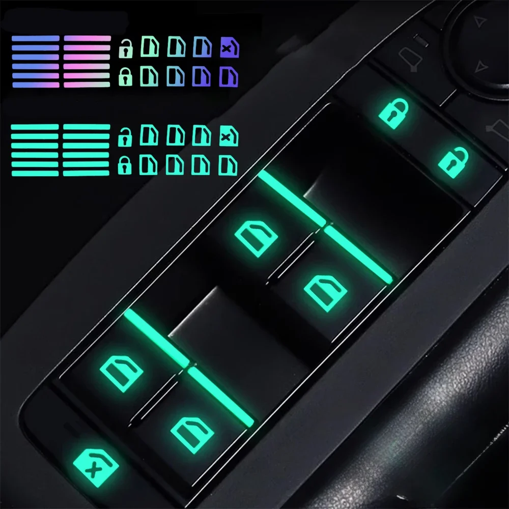 Car-Window-Lift-Luminous-Switch-Button-Sticker-For-Renault-Laguna-2 ...