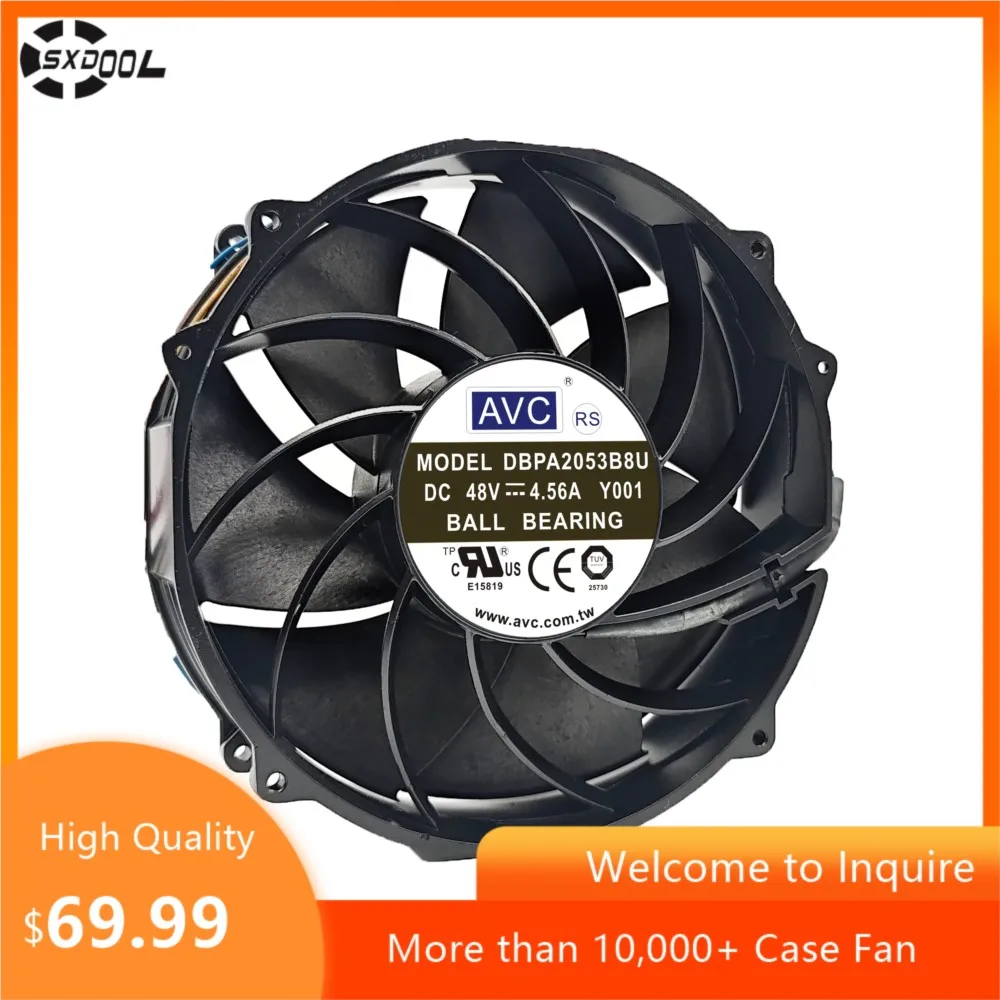 Powerful 200mm 48V Server Fan: AVC DBPA2053B8U (4.56A, 6500RPM) for ...