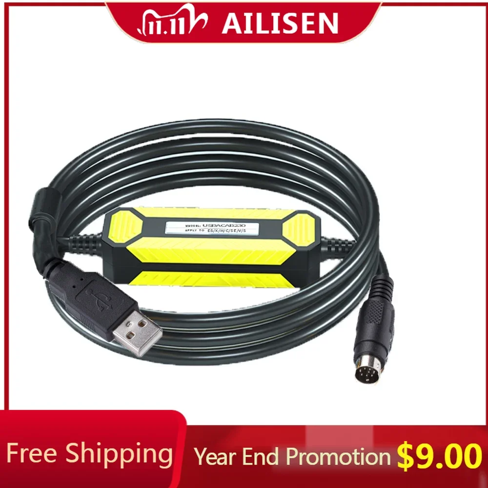 USBACAB230-Cable-de-programaci-n-para-Delta-DVP-PLC-adaptador-USB ...