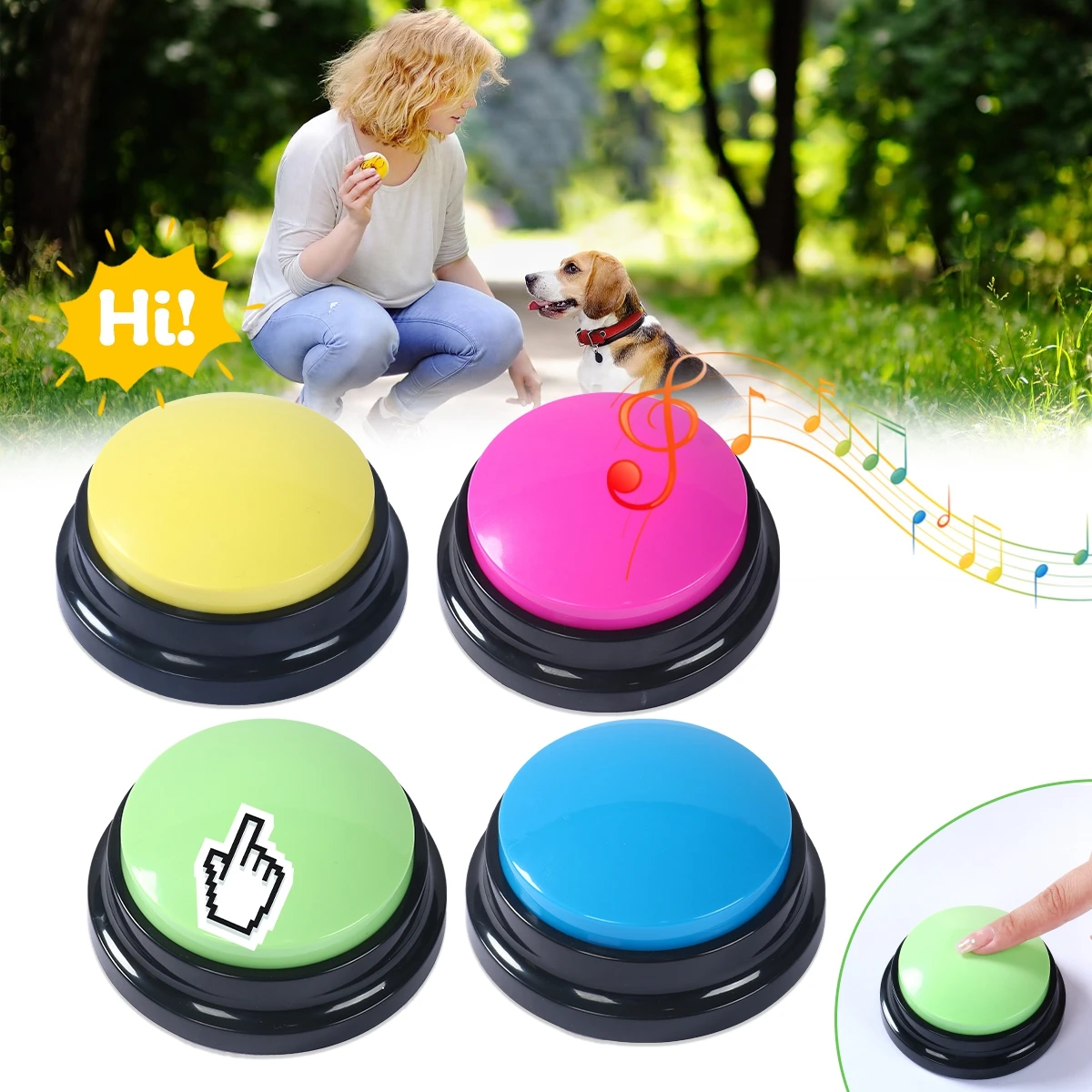 Pet-Sound-Box-Recordable-Talking-Button-Cat-Voice-Recorder-Talking-Toy ...