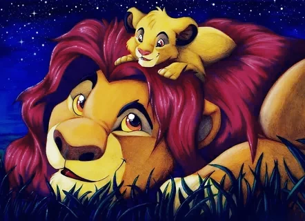 Lion King Simba Painting