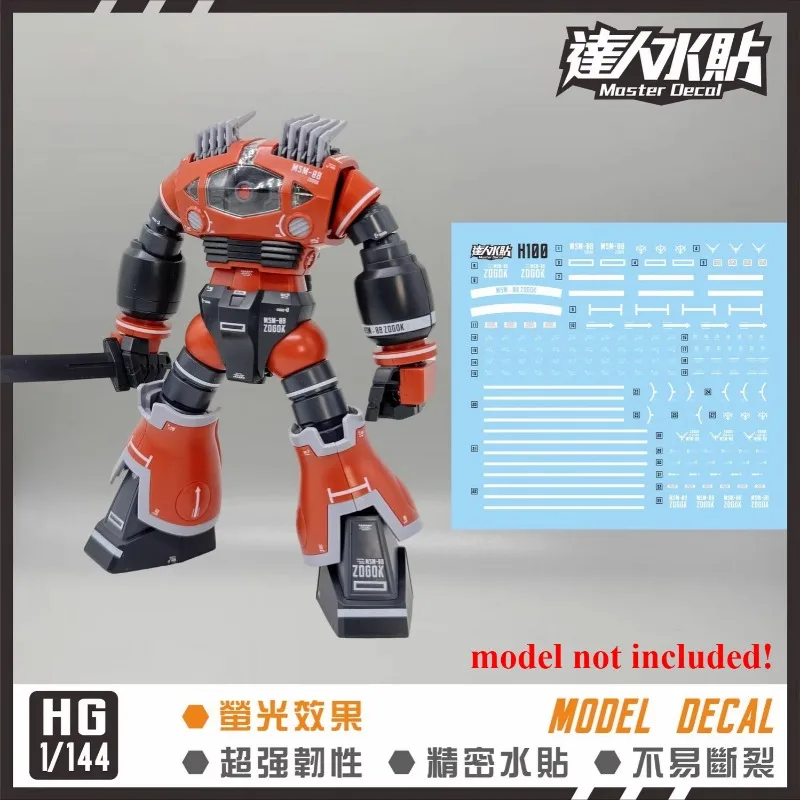 Master Decal H100 for HGUC 1/144 ZOGOK MSM-08 High Definition ...