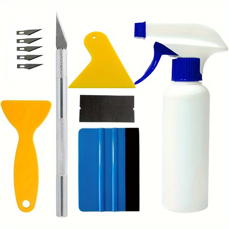 Window-Tint-Kit-Felt-Edge-Squeegee-Tool-For-Car-Vinyl-Wrap-Window-Tint ...
