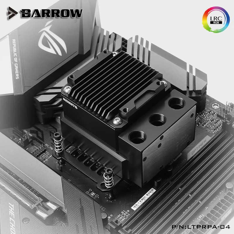 Barrow POM 재료 워터 펌프 + CPU 블록 콤보 사용 인텔 LGA1150 1151 1155 1156 1200 1700 ...