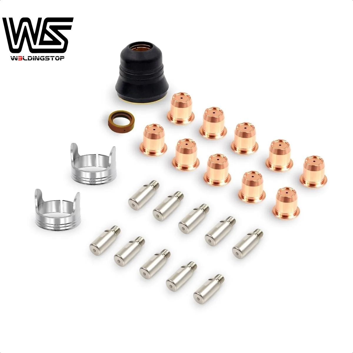 24PK S45 IPT40 Plasma Cutting Consumables Kit Electrode Tip Standoff ...